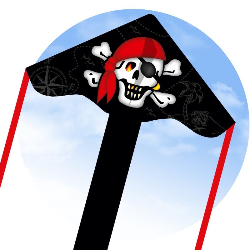 Simple Flyer Jolly Roger 85 - Børnedrager - Drageshoppen